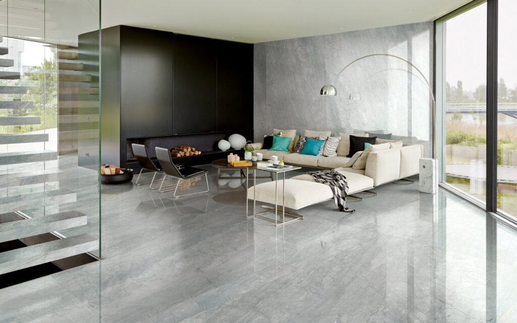 Add Elegance To Your Living Room Flooring With Ceramic Tile